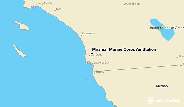 Miramar Marine Corps Air Station (NKX) Airport - WorldAtlas