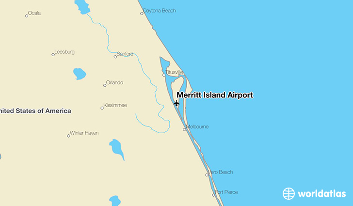 North Merritt Island Map
